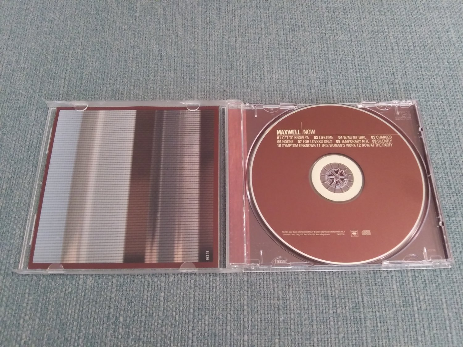 Maxwell Now CD (2001, Music)