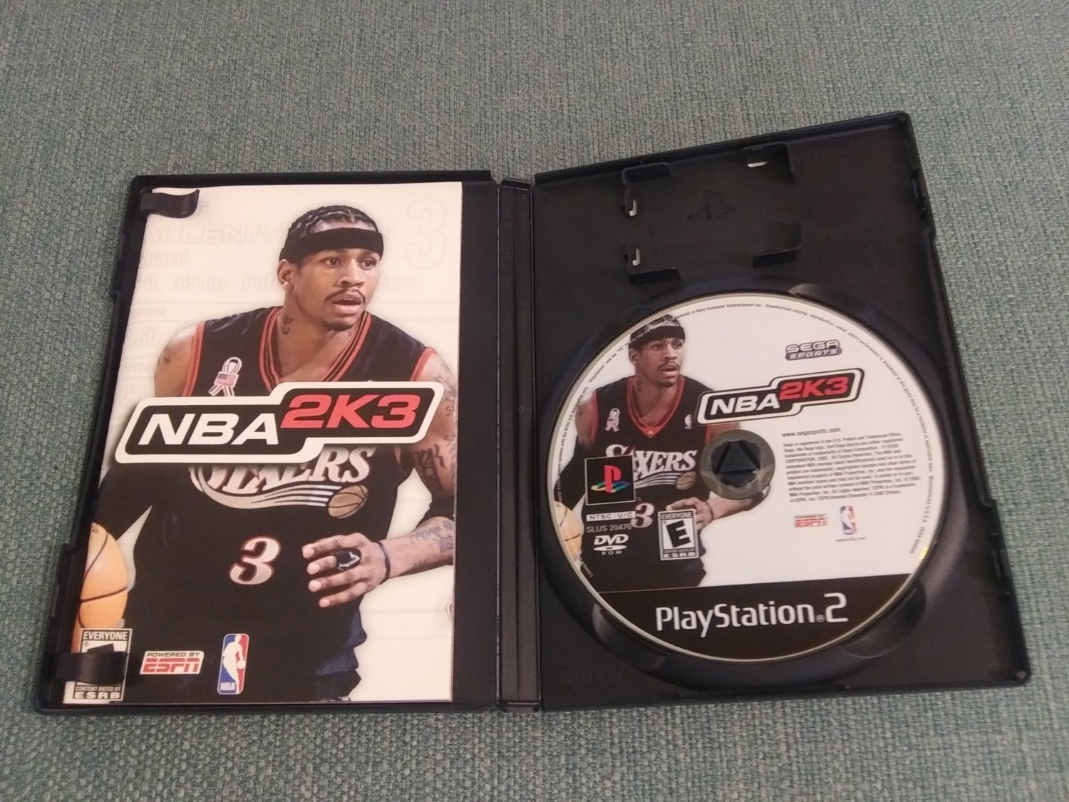 NBA 2K3 PS2 (2002, PlayStation 2, Video Games) CIB Tested
