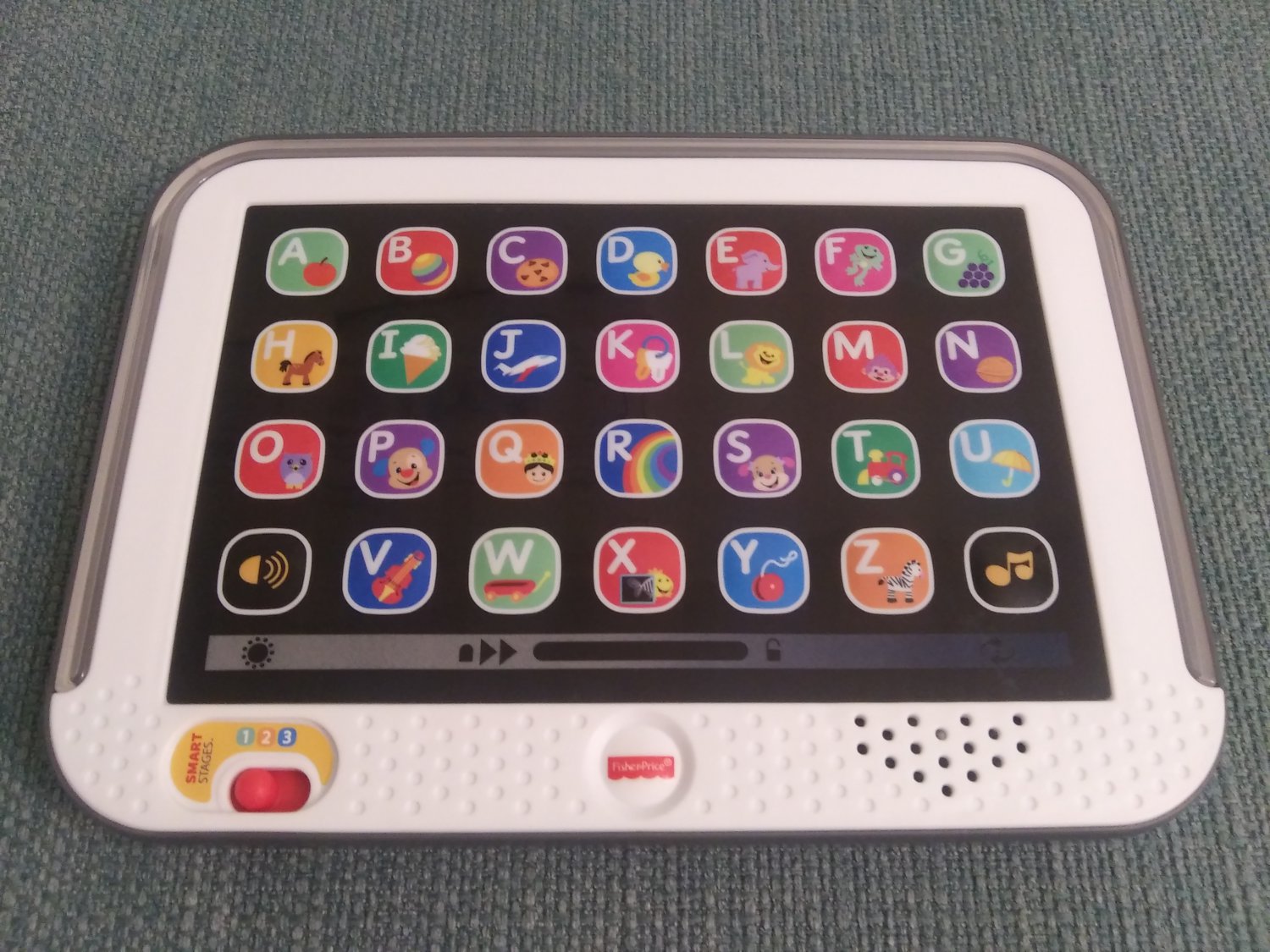 Fisher Price Smart Stages 1,2,3 Alphabet Tablet (Learning Toys) Tested