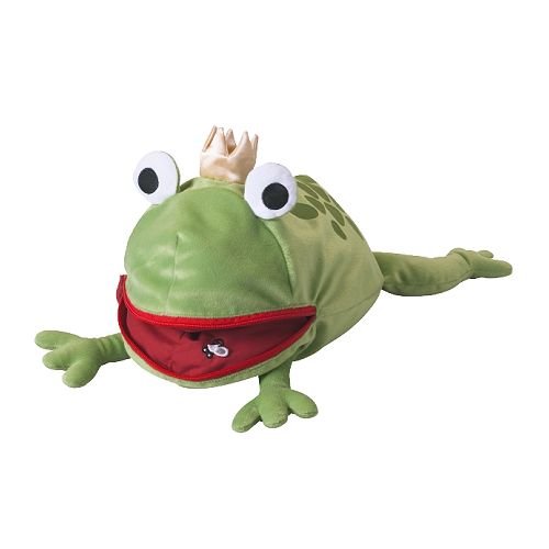 IKEA Minnen Groda Frog Prince PILLOW Pajama Bag FAIRY TALE BNWT