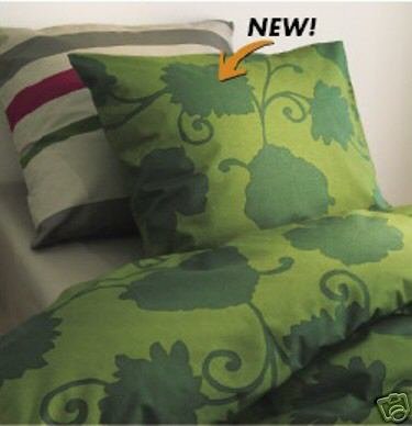 IKEA Tanja Green Leaf TWIN Single Duvet COVER Set ZEN New