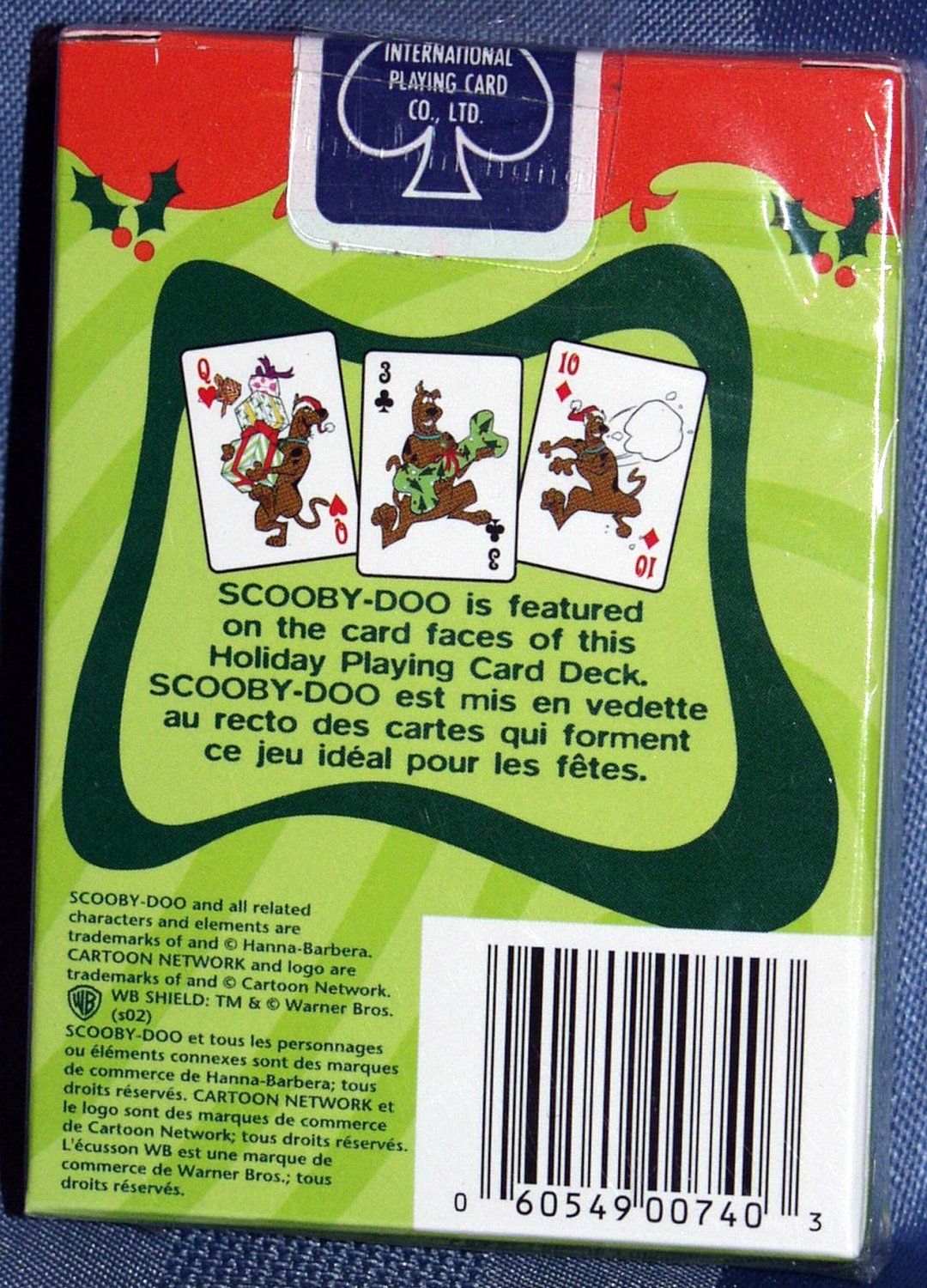 Cartoon HOLIDAY SCOOBY DOO Playing Cards XMAS DOG Santa Christmas