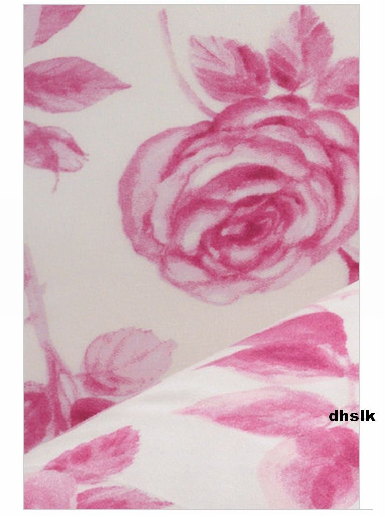 IKEA Emelina Ros TWIN Single Duvet COVER Set PINK ROSES Romantic