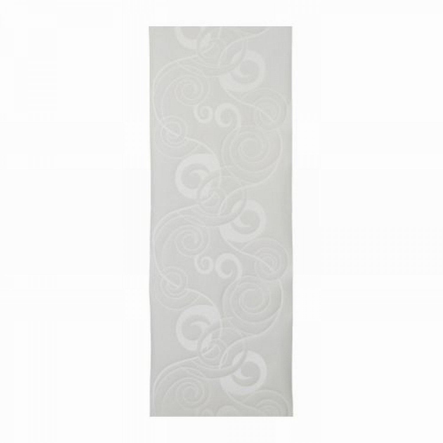 IKEA ANNO VACKER Window Curtain Panel ROOM DIVIDER White Swirls ZEN ...
