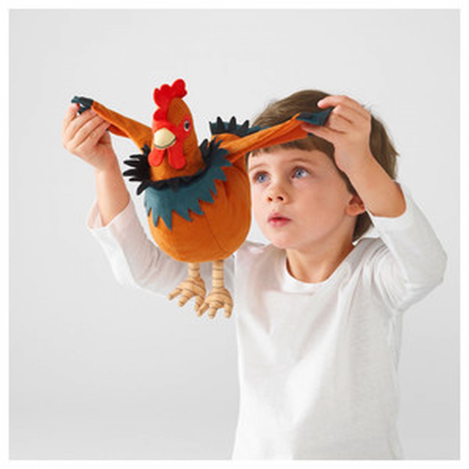 IKEA Onskad ROOSTER Chicken Soft Plush Toy ÖNSKAD Bird Xmas NWT