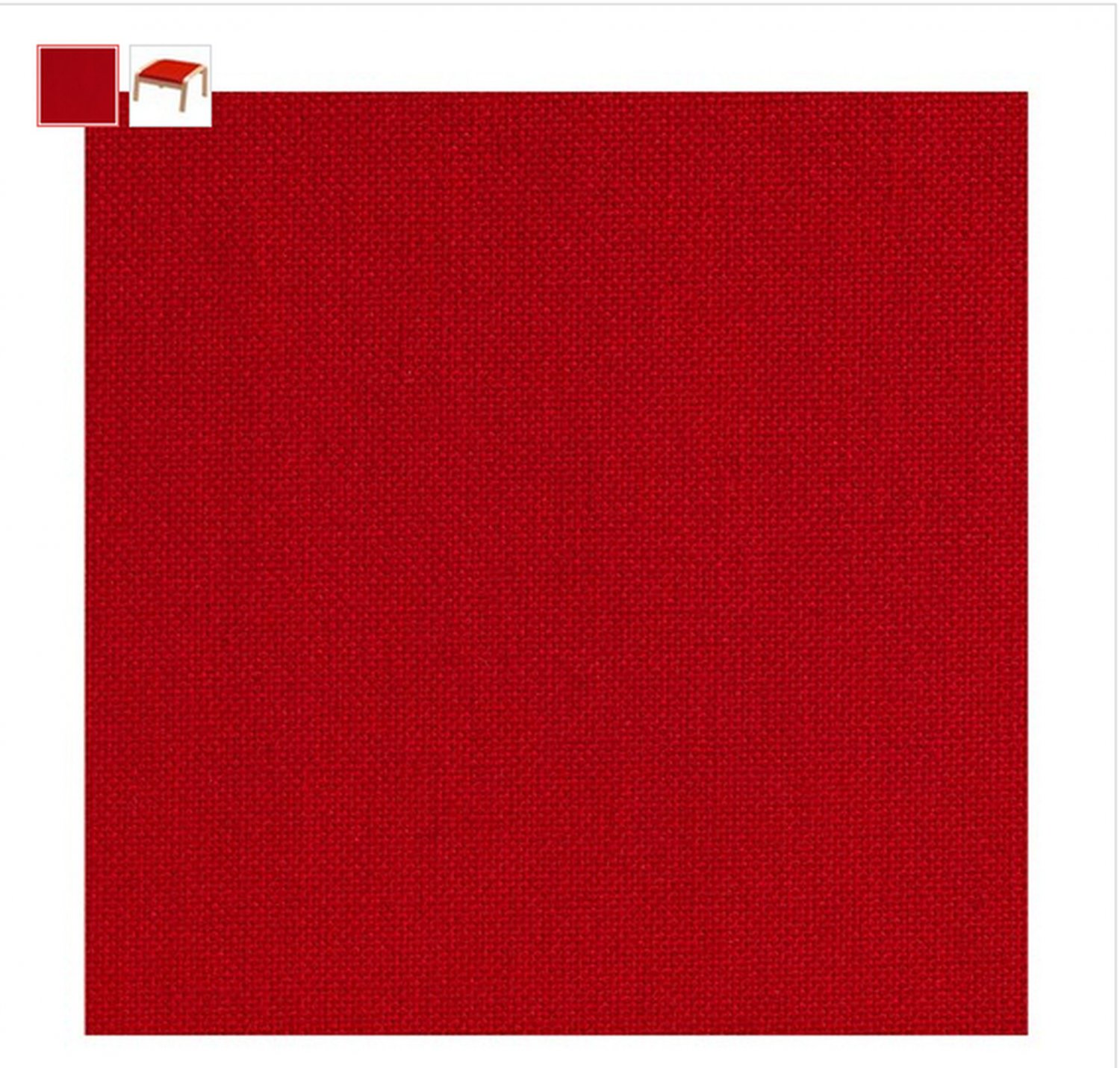 IKEA Poang POÄNG Footstool CUSHION RANSTA RED Ottoman Cover New