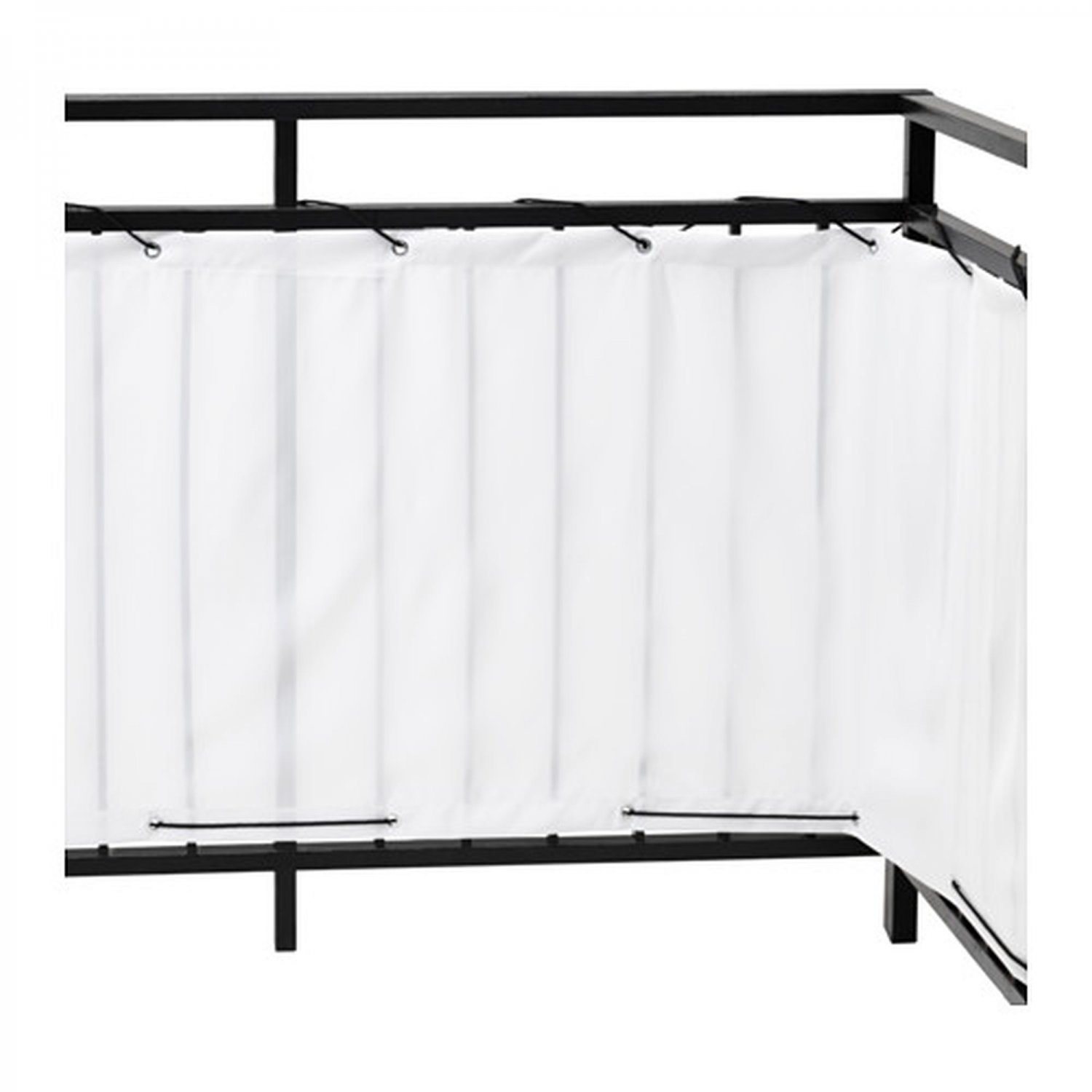 IKEA Dyning Patio Balcony WIND Sun SHIELD SHADE White Yard Privacy ...