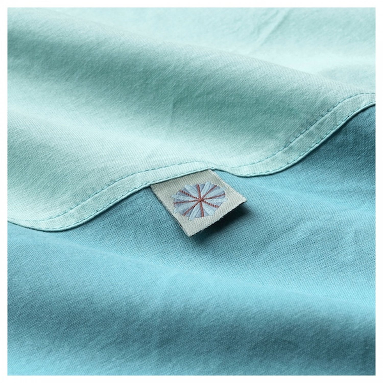 IKEA Tillgiven Turquoise Blue CRIB Duvet COVER Pillowcase SET Nursery ...