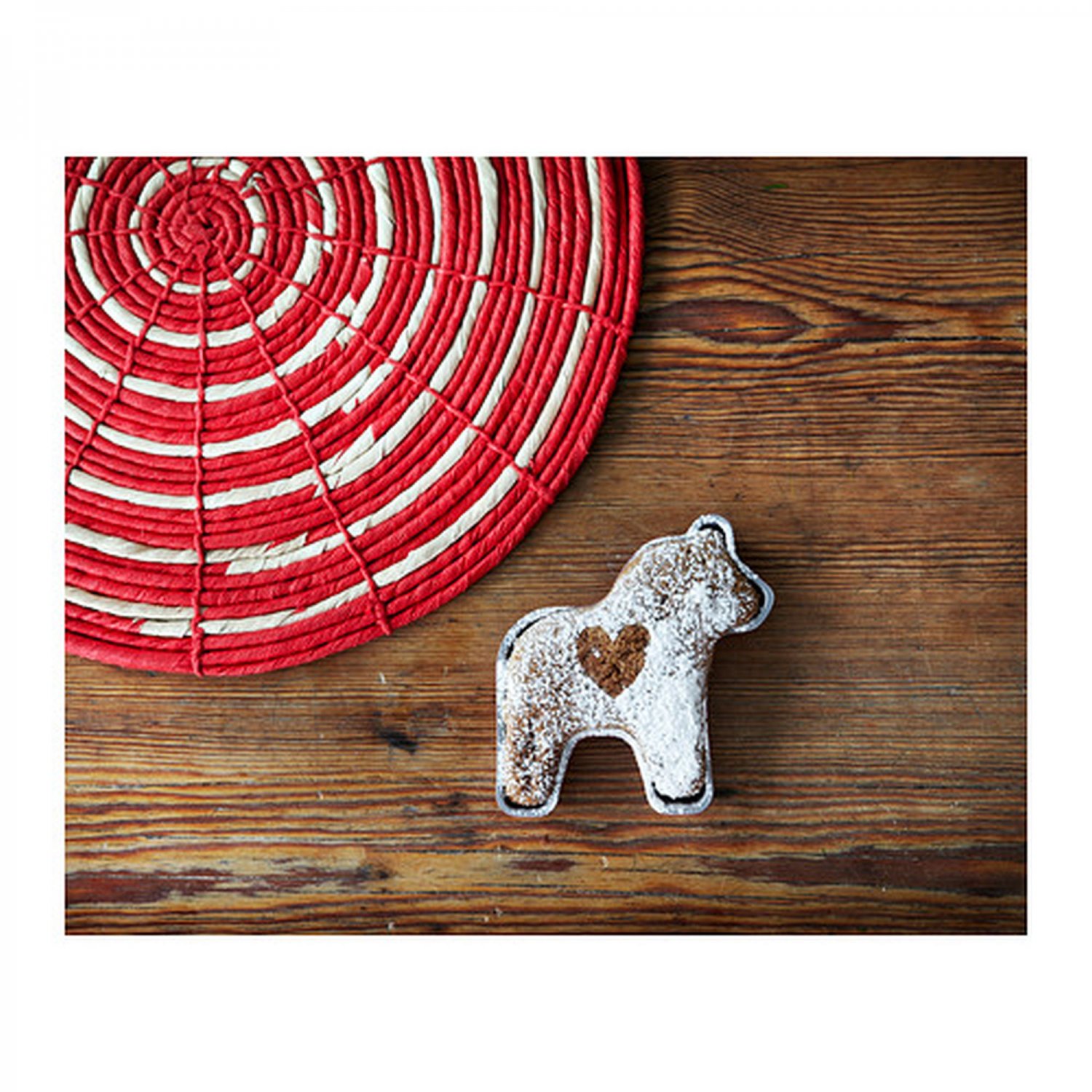 IKEA Drommar Dala HORSE Pony Cake Cookie Dessert Pans Molds Red Swedish ...