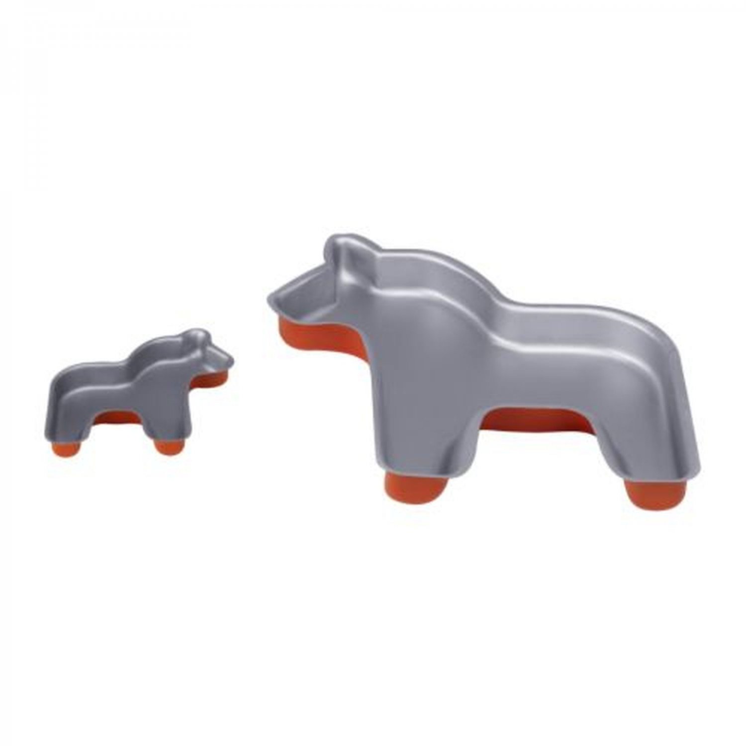 IKEA Drommar Dala HORSE Pony Cake Cookie Dessert Pans Molds Red Swedish ...