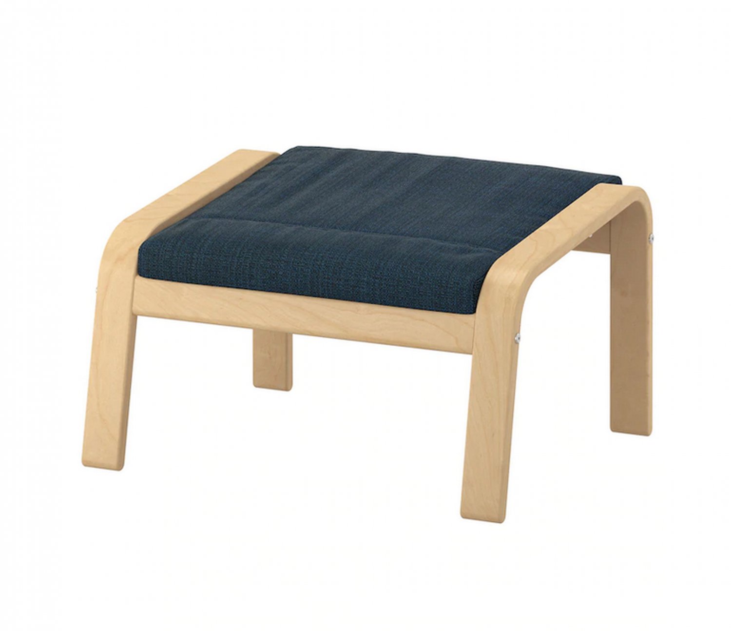 IKEA Poang POÄNG Footstool CUSHION HILLARED DARK BLUE Ottoman Cover