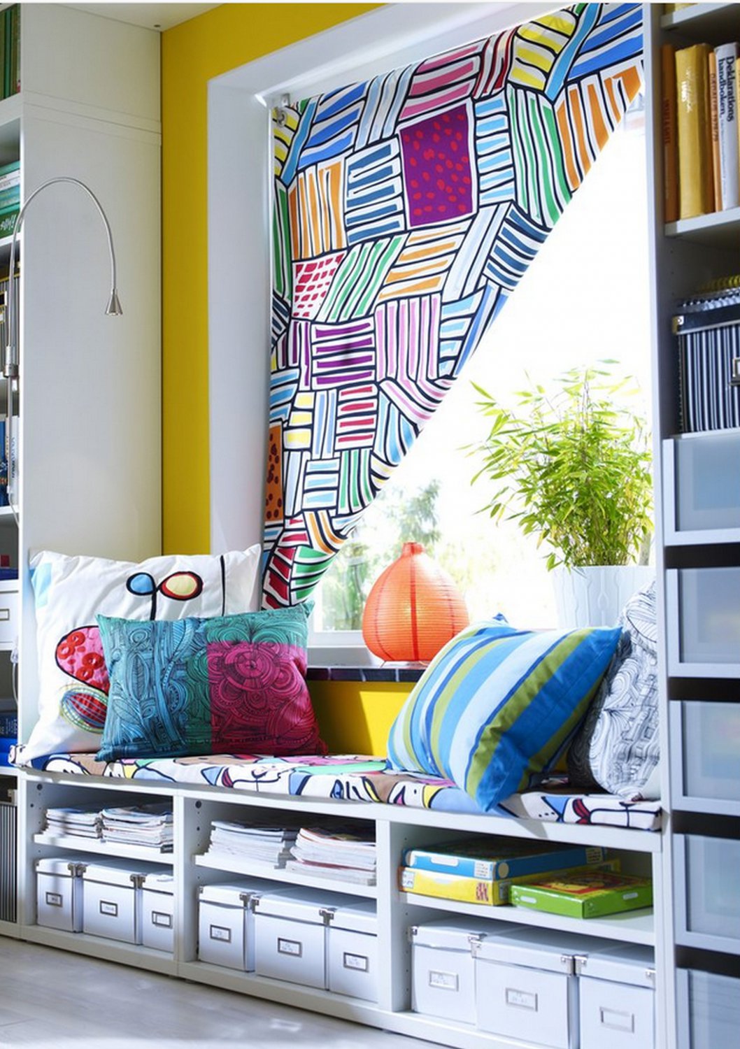 IKEA Eivor Kvist CUSHION Floral Accent Pillow Modern Floral Embroidered ...