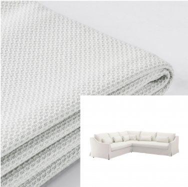 IKEA Farlov 5 Seat Right Sectional Sofa SLIPCOVER 2 3 corner Cover Flodafors White FARLOV New