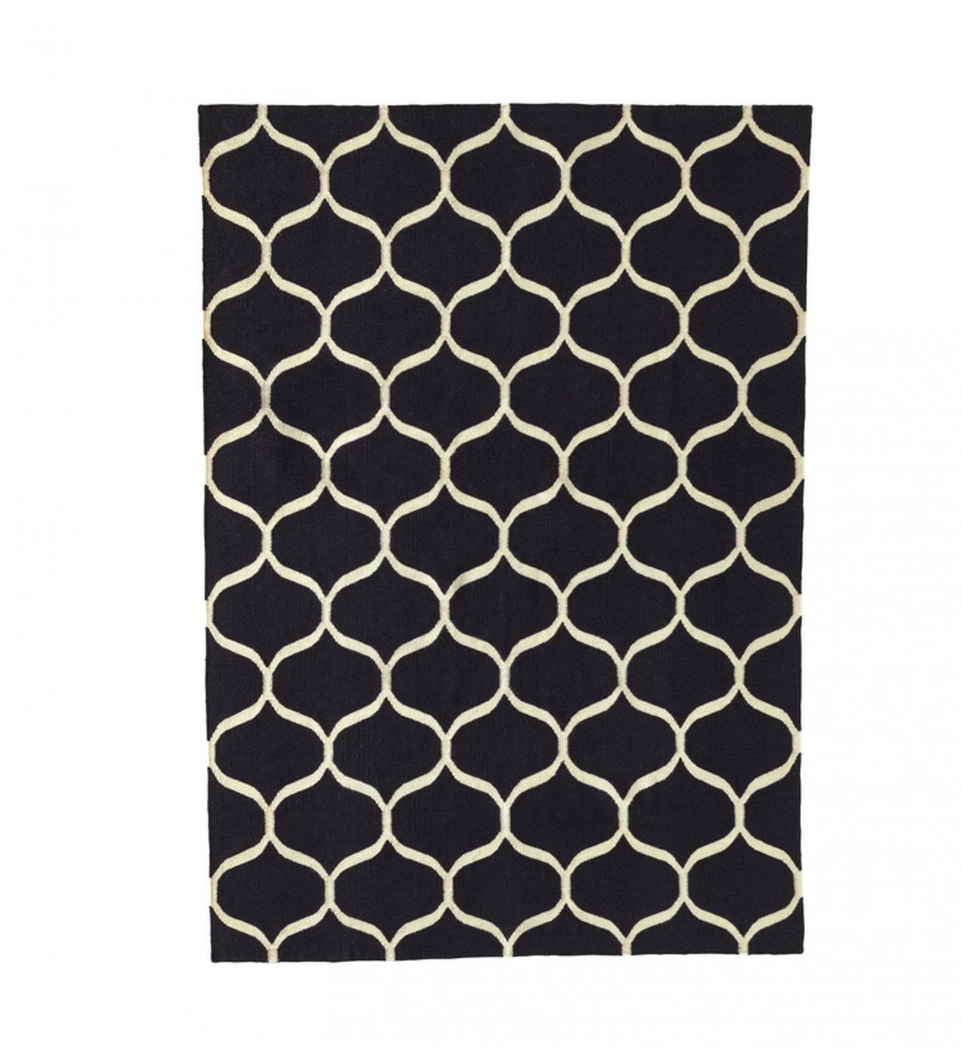 IKEA Stockholm 2017 Blue Area RUG Mat WOOL Modern FLATWOVEN Handmade ...