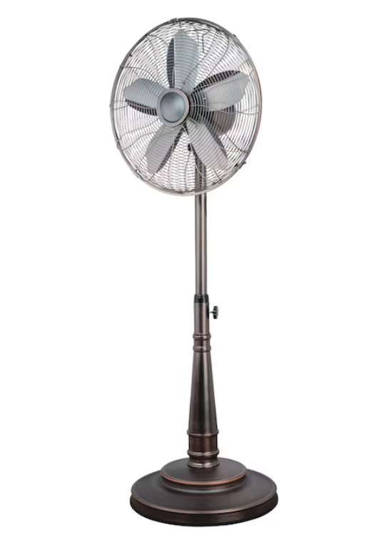 Optimus 16" Retro Oscillating Stand Fan