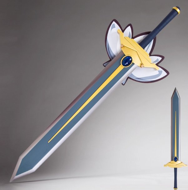 Frieren the Final Journey Weapons Phylen Staff, Sinmel Greatsword