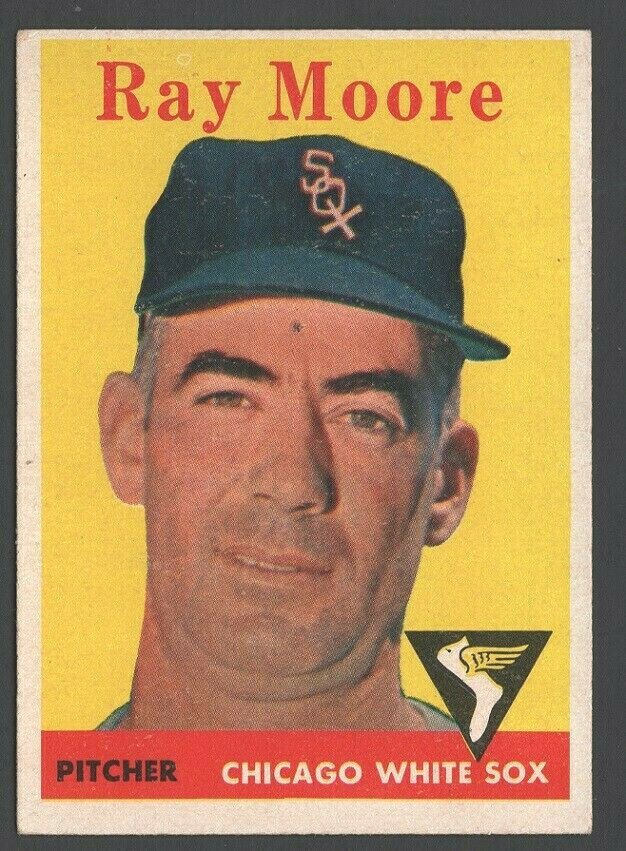 Chicago White Sox Ray Moore 1958 Topps # 249