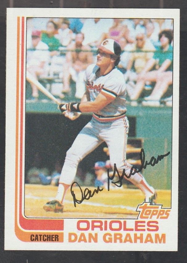 Baltimore Orioles Dan Graham 1982 Topps Baseball Card 37 nr mt