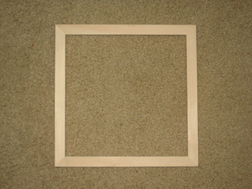 Unfinished 8x8 picture frame