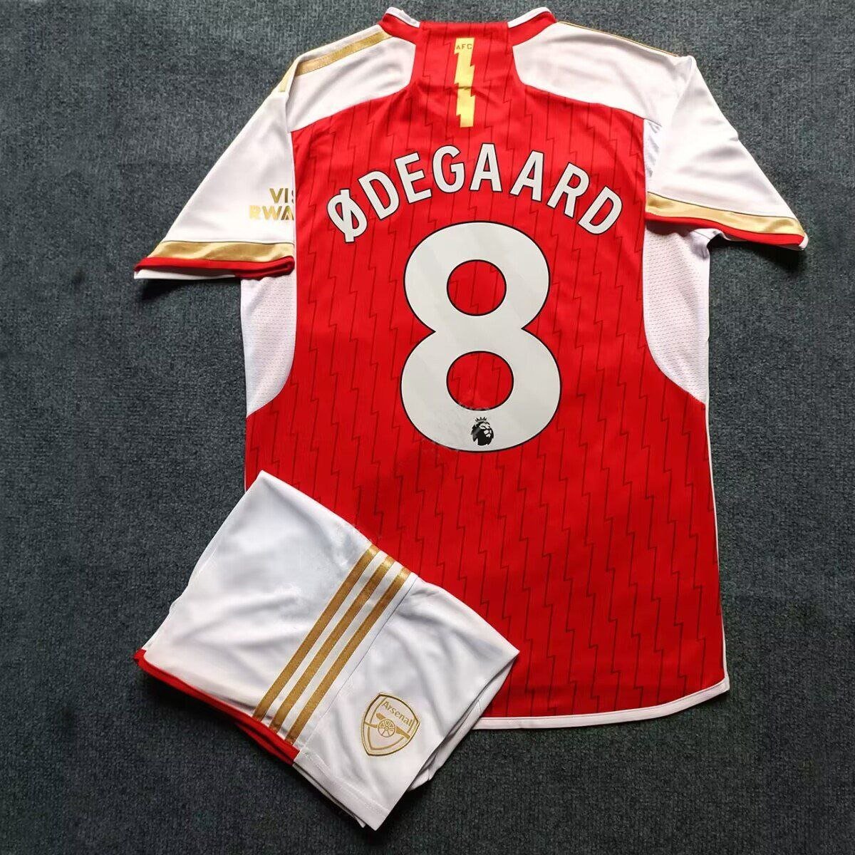 Arsenal ODEGAARD 2023 2024 Jersey Kids Home Children Soccer Shirt youth ...