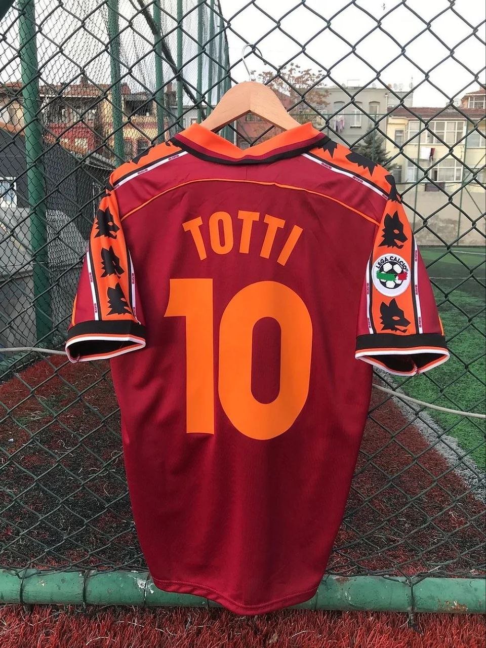 Totti AS Roma 1998/1999 Retro Jersey Home Soccer Retro Jersey