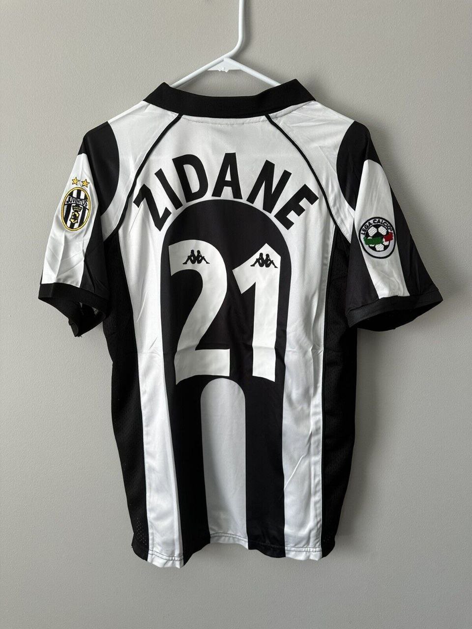 Zidane Juventus 1997/98 Retro Jersey Jersey Home Soccer Retro Jersey ...
