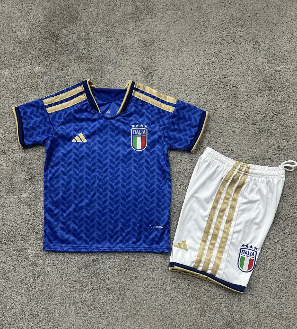 2026 Kids Kit Italy Jersey Home Soccer Youth Kit Italy Jersey New