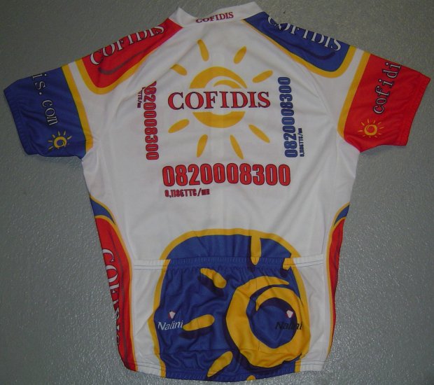 COFIDIS CYCLING CYCLE BIKE JERSEY AND SHORTS KIT SZ L