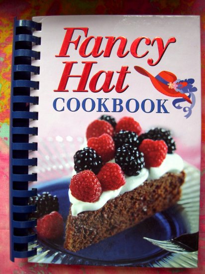 SOLD! FANCY HAT RED HOT DIVA'S COOKBOOK Just read the 100 Recipes