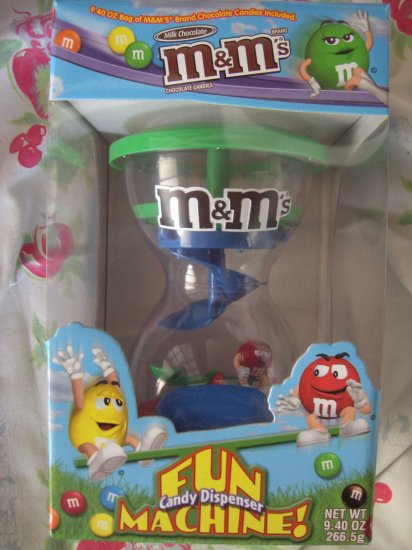 SOLD! M&M'S Candy Dispenser FUN MACHINE ~ NEW ~ MINT IN BOX~ M&Ms