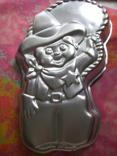 SOLD! Wilton Li'L Cowboy Cake Pan 1981 Insert Instruction