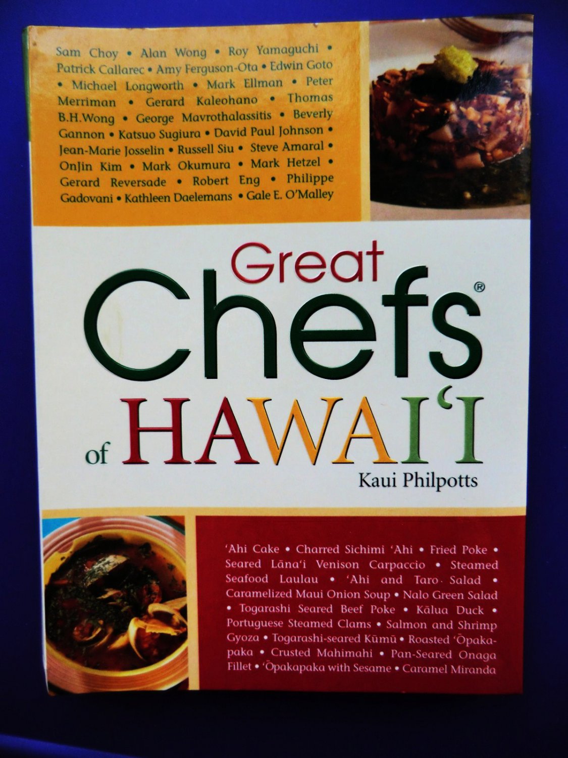 Great Chefs of Hawaii Cookbook Hawaiian Recipes
