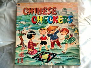 Vintage 1959 CHINESE CHECKERS Box