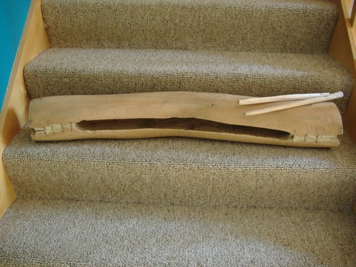 Rare Tahitian Toere Drum SLIT LOG DRUM Tahiti Hawaii