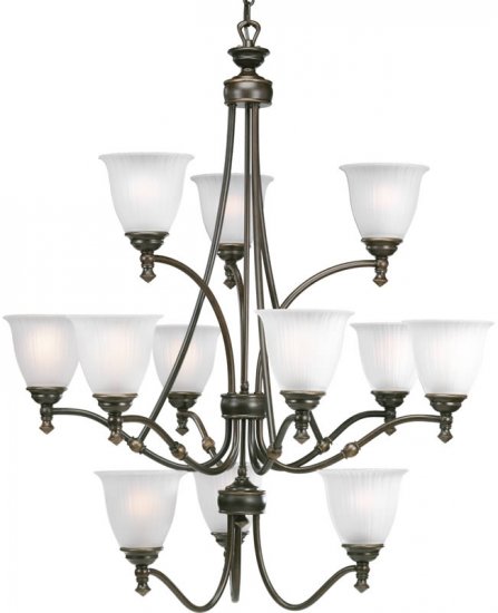 12-Light Renovations Chandelier by Progress Lighting.