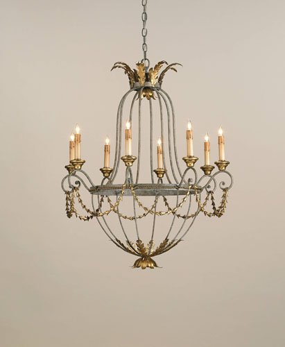 Currey & Company 8 Light Elegance Chandelier