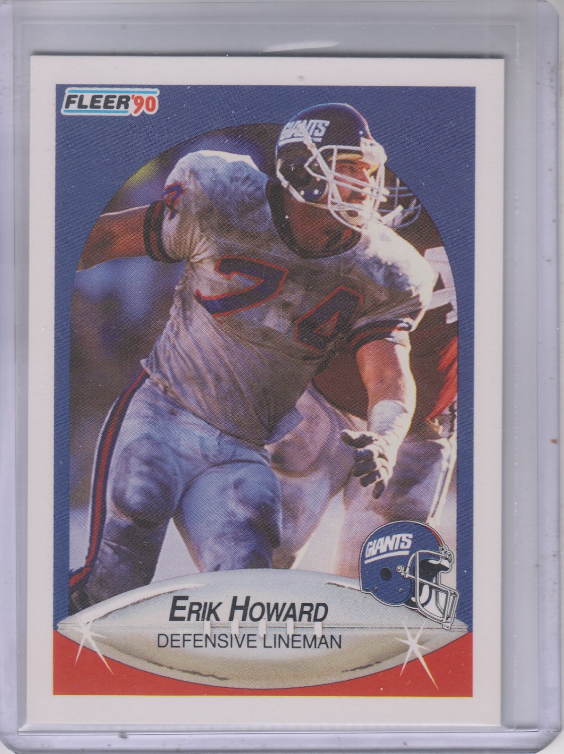 1990 Fleer 68 Erik Howard