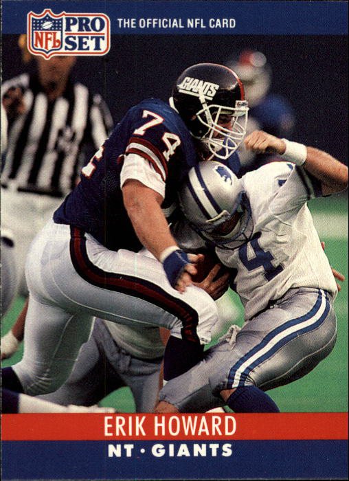 1990 Pro Set 225 Erik Howard