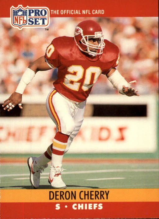 1990 Pro Set 527 Deron Cherry