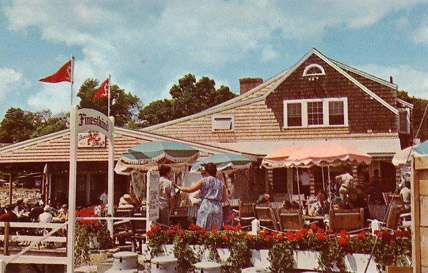 Barnacle Billys Restaurant at Perkins Cove in Ogunquit Maine ME Chrome ...