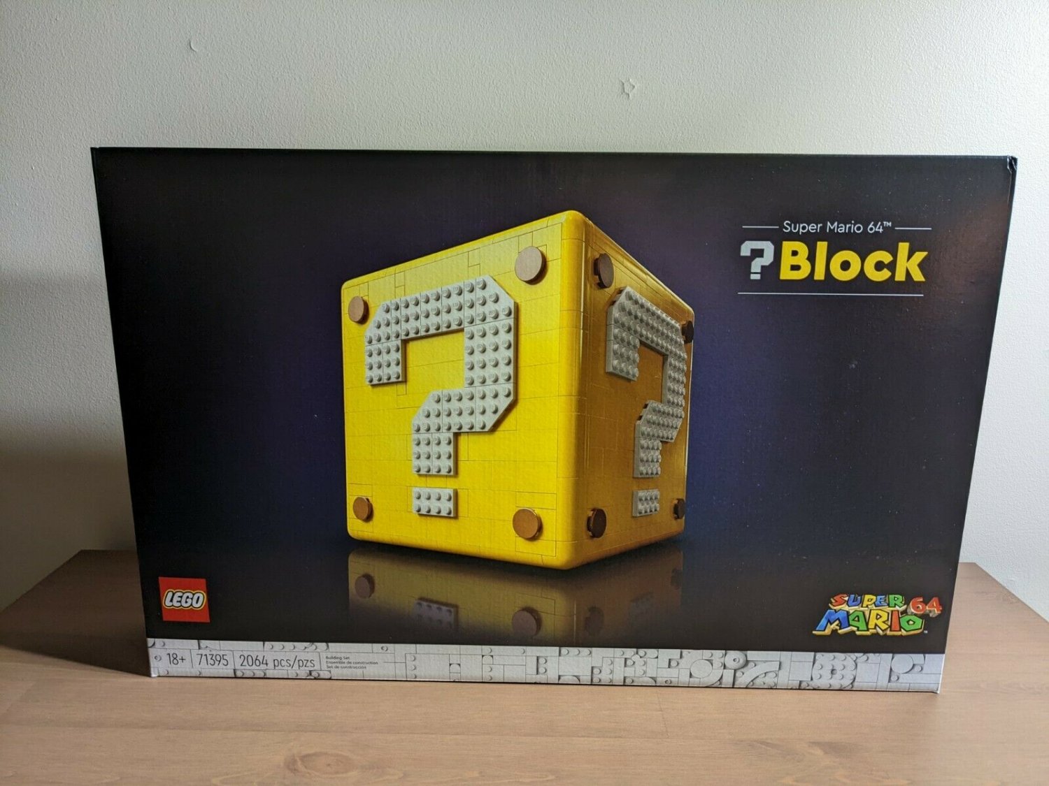 Lego Super Mario 64 Question Mark Block (71395) - Sealed Box - New