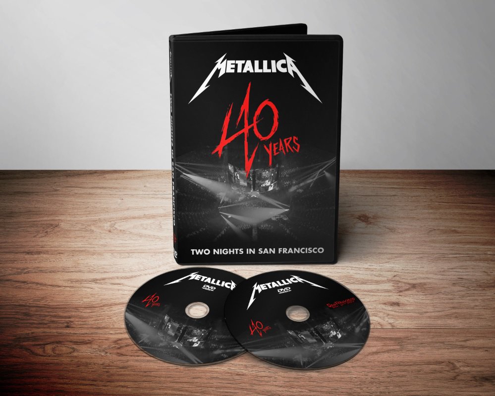 METALLICA 40 YEARS - TWO NIGHTS IN SAN FRANCISCO - 2 DVD DISCS SET