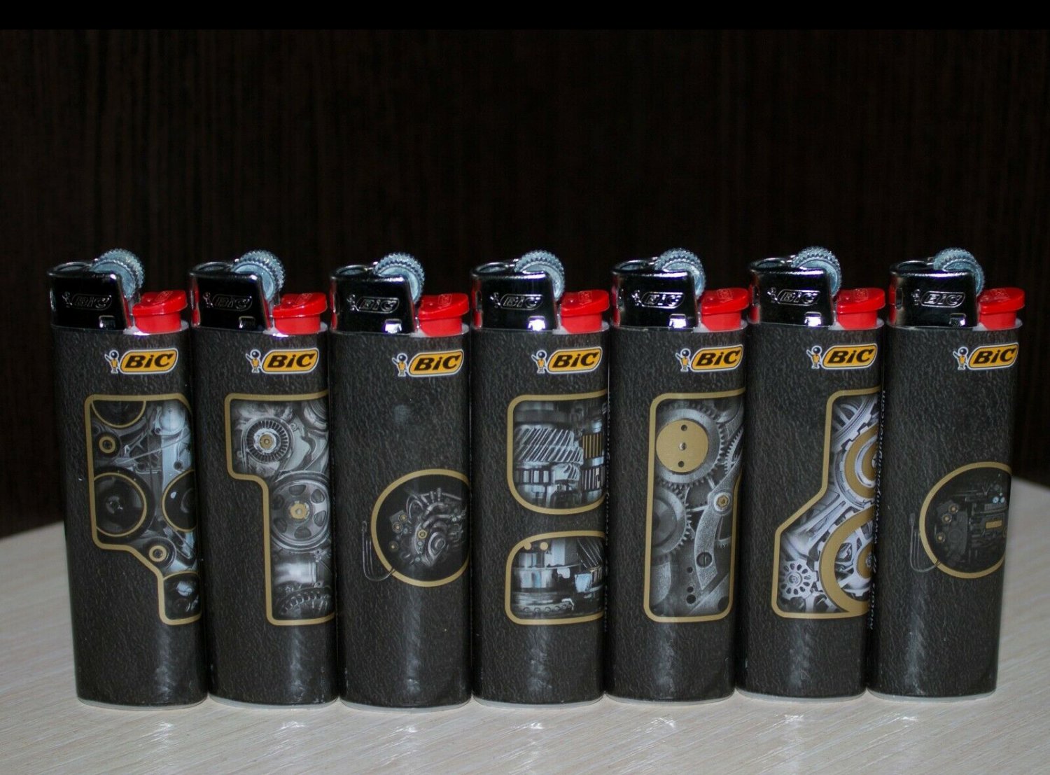Lighters BIC J3 .MOTORS. special edition. a set of 7 lighters.