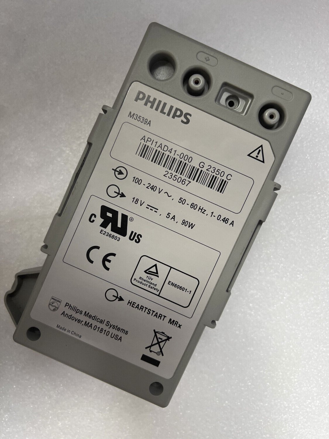 M3539A A/C Power Supply for Philips HeartStart MRx Defibrillator Battery