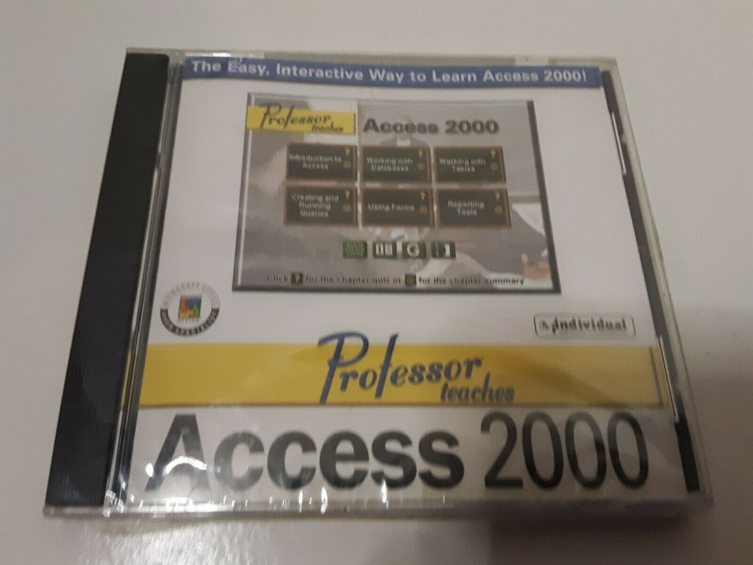Professor Teaches Access 2000 PC Software Brand New Factory Sealed