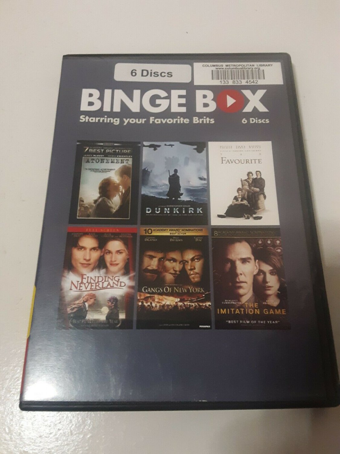 Binge Box Starring Your Favorite Brits 6 Disc DVD Set