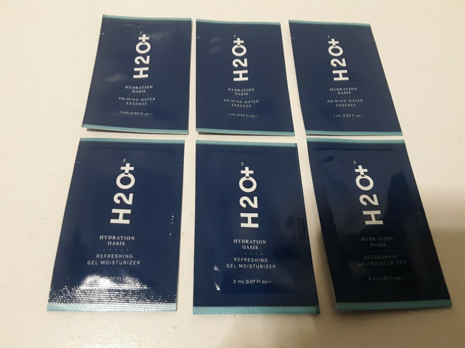 H2O+ Hydration Oasis 3x Gel Moisturizer 3x Priming Water Essence Brand New