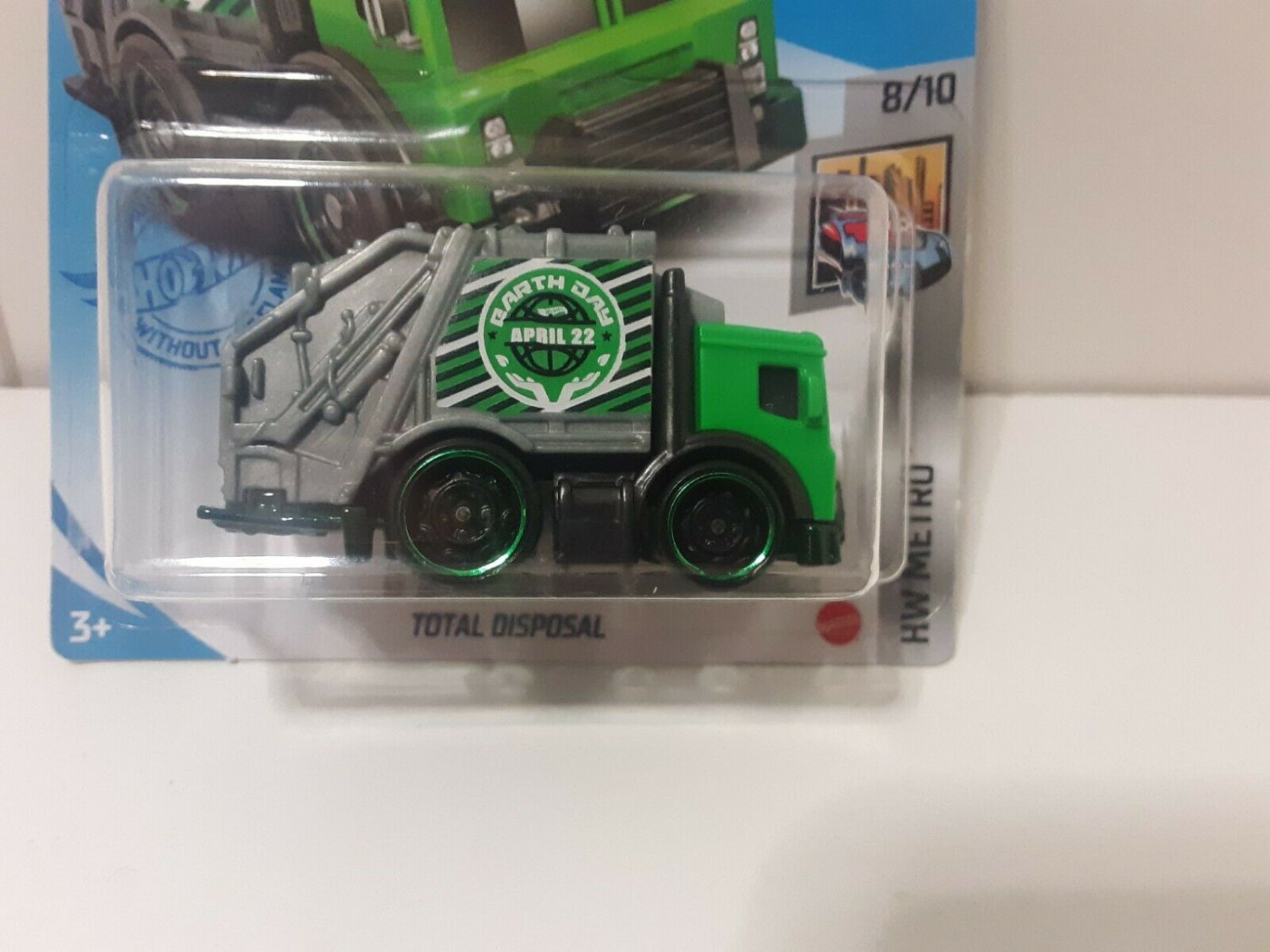 Hot Wheels Earth Day 2022 Total Disposal Diecast Garbage Truck Brand ...