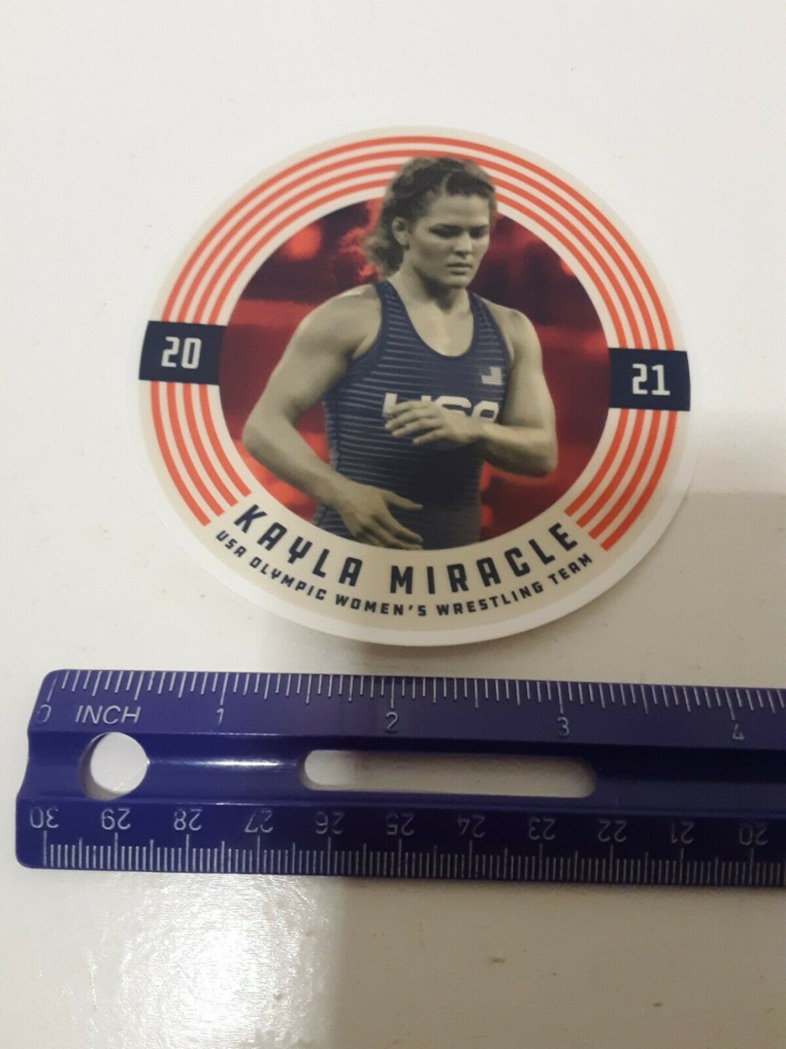 Kayla Miracle 2021 USA Olympic Women's Wrestling Team Sticker Decal ...