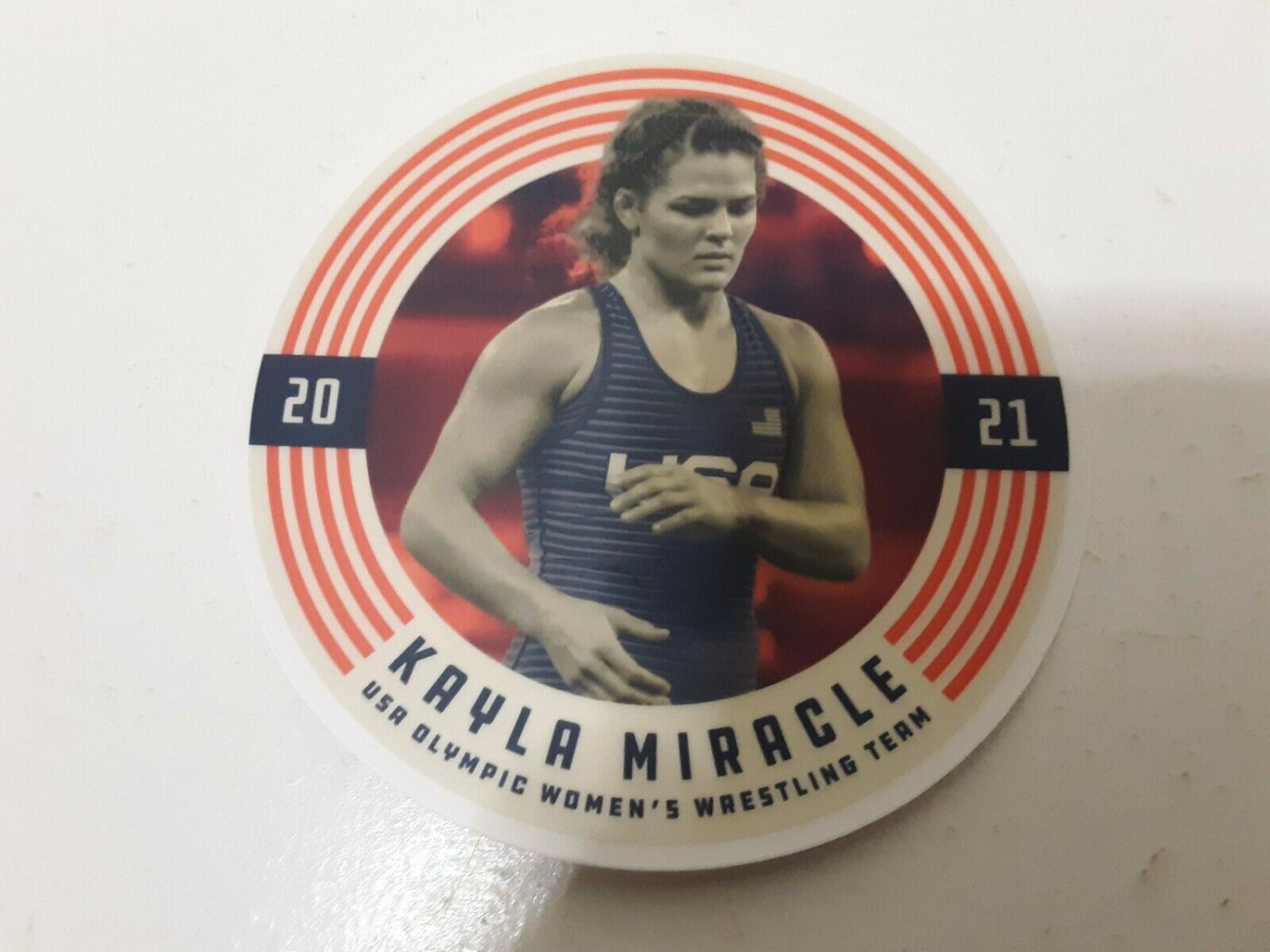Kayla Miracle 2021 USA Olympic Women's Wrestling Team Sticker Decal ...